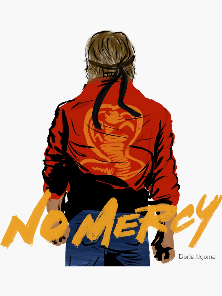 "Cobra Kai: NO MERCY" Sticker for Sale by DorisNgoma | Redbubble