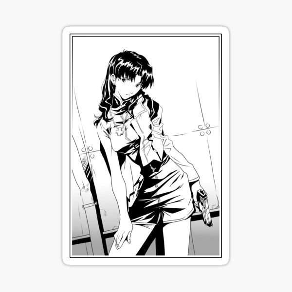 "MISATO" Sticker for Sale by majotoyokai | Redbubble