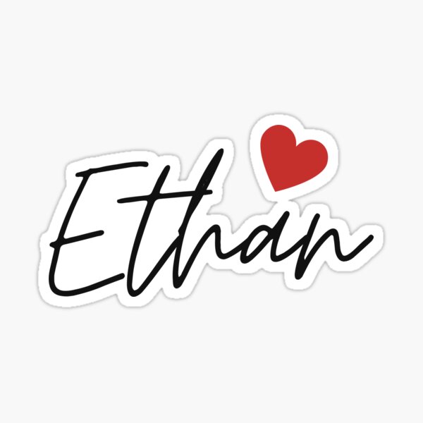 "♥ Valentine's Day - Ethan ♥" Sticker by NatsukashiiArt | Redbubble