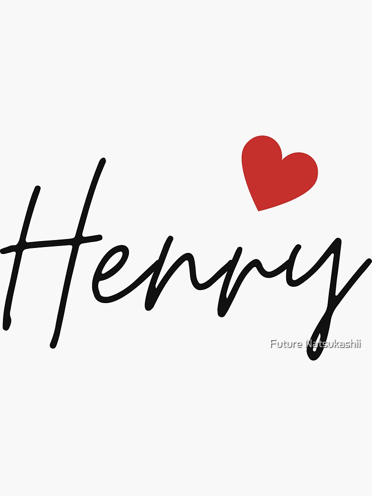"♥ Valentine's Day - Henry ♥" Sticker by NatsukashiiArt | Redbubble