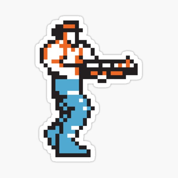 "Player 1 Commando" Sticker for Sale by WhyTee1300 | Redbubble