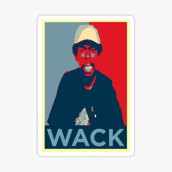 "WACK!" Sticker for Sale by SexyMilkMan | Redbubble
