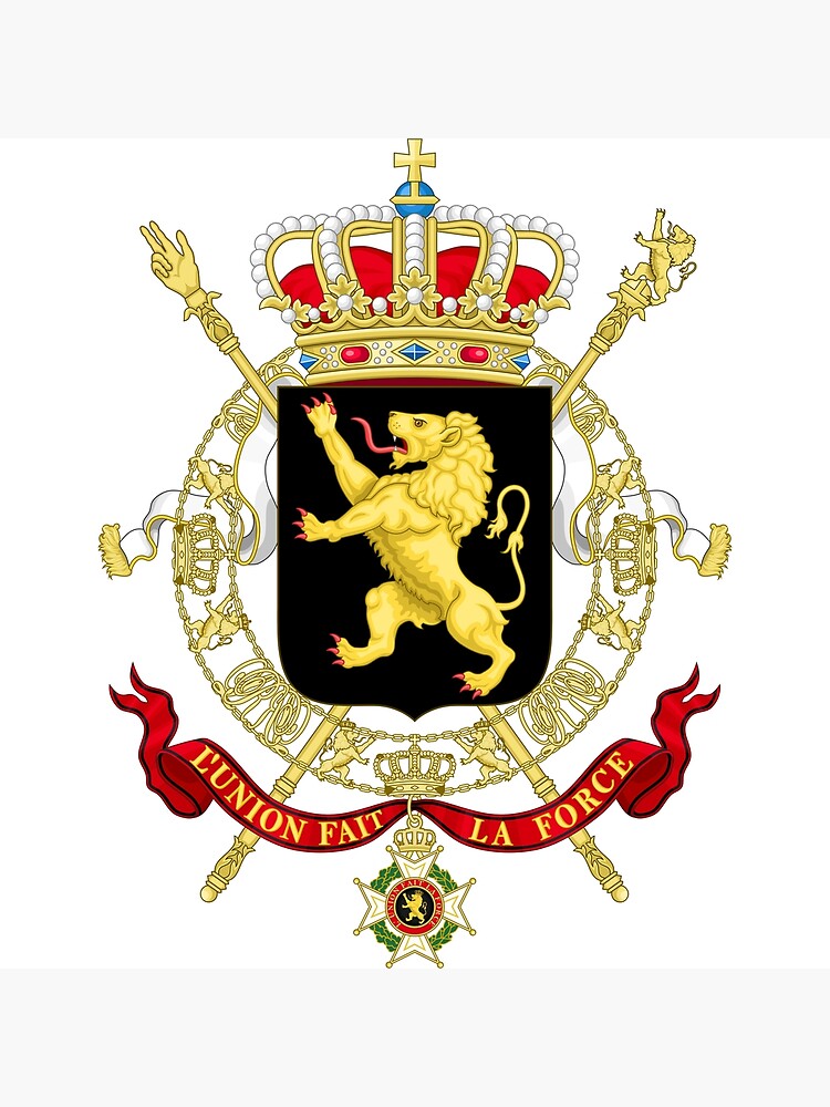 "Coat of Arms of Belgium | Belgian National Symbol" Art Print by ...