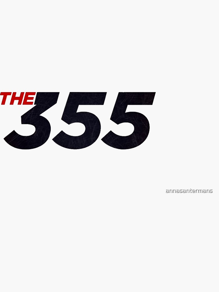 "the 355 logo" Sticker for Sale by annasantermans | Redbubble