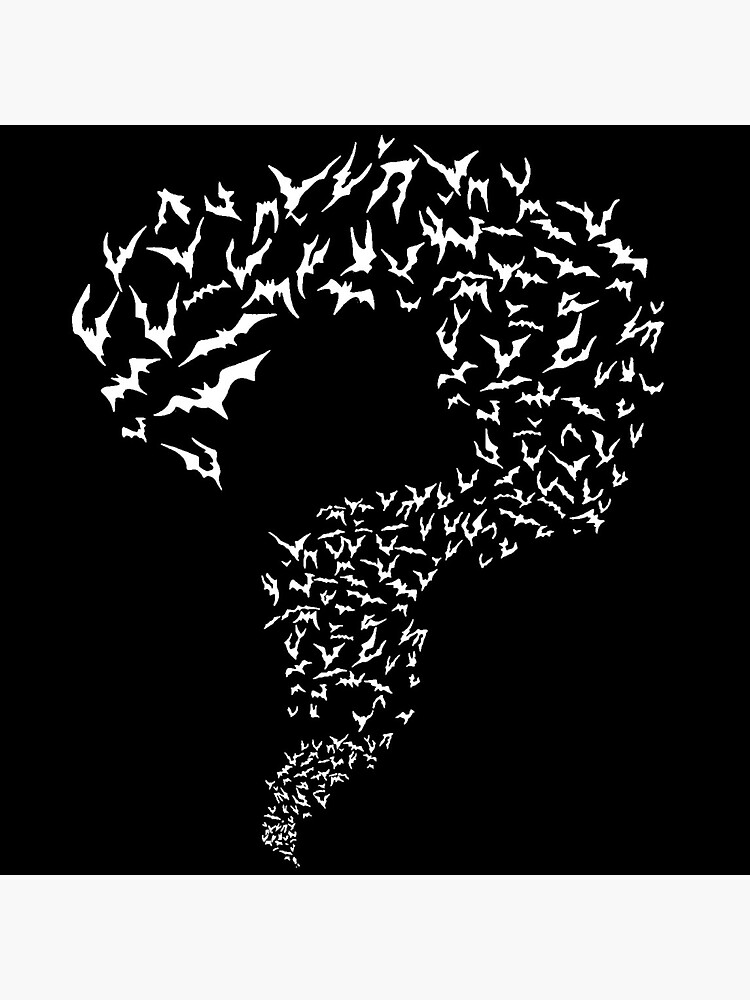 "Bat Question Mark " Sticker by Anonyma7 | Redbubble