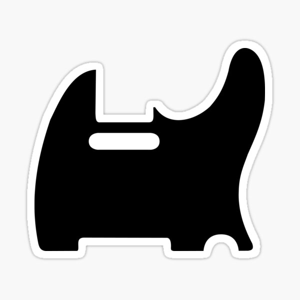 "Pickguard (Telecaster)" Sticker for Sale by gemgemshop | Redbubble