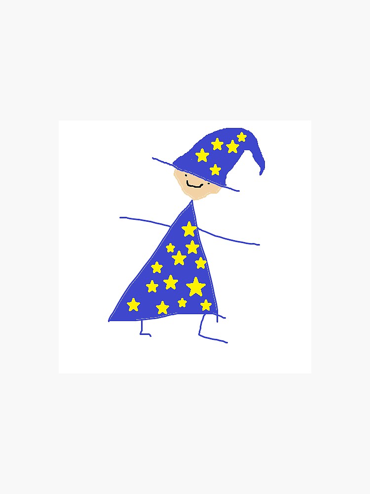 "Classic MS Paint Merlin" Sticker for Sale by InquisWiz | Redbubble