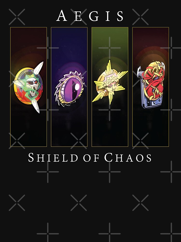 "Hades (Game) - Aegis, Shield of Chaos" T-shirt for Sale by PonchTheOwl ...