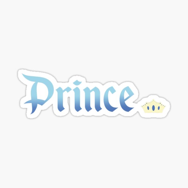"Prince" Sticker by Kimberly-girl | Redbubble