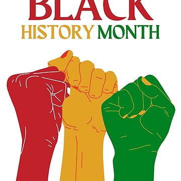 "Black History Month 2025" Poster for Sale by Jovan Bošković | Redbubble