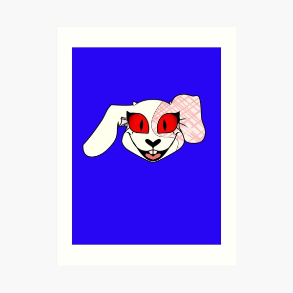 "Five Nights at Freddy's Security Breach Villain Vanny Head" Art Print ...