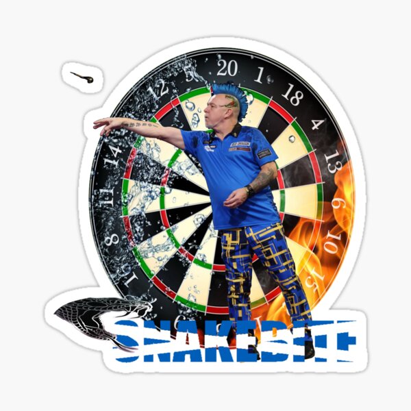 "Peter Wright Snakebite " Sticker for Sale by patoalex | Redbubble