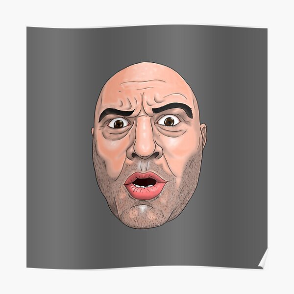 Póster «Cabeza de dibujos animados de Joe Rogan» de Meme-Tees- | Redbubble