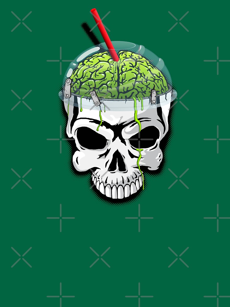 "Zombie Brain Slushee" T-shirt for Sale by RevolutionGFX | Redbubble ...