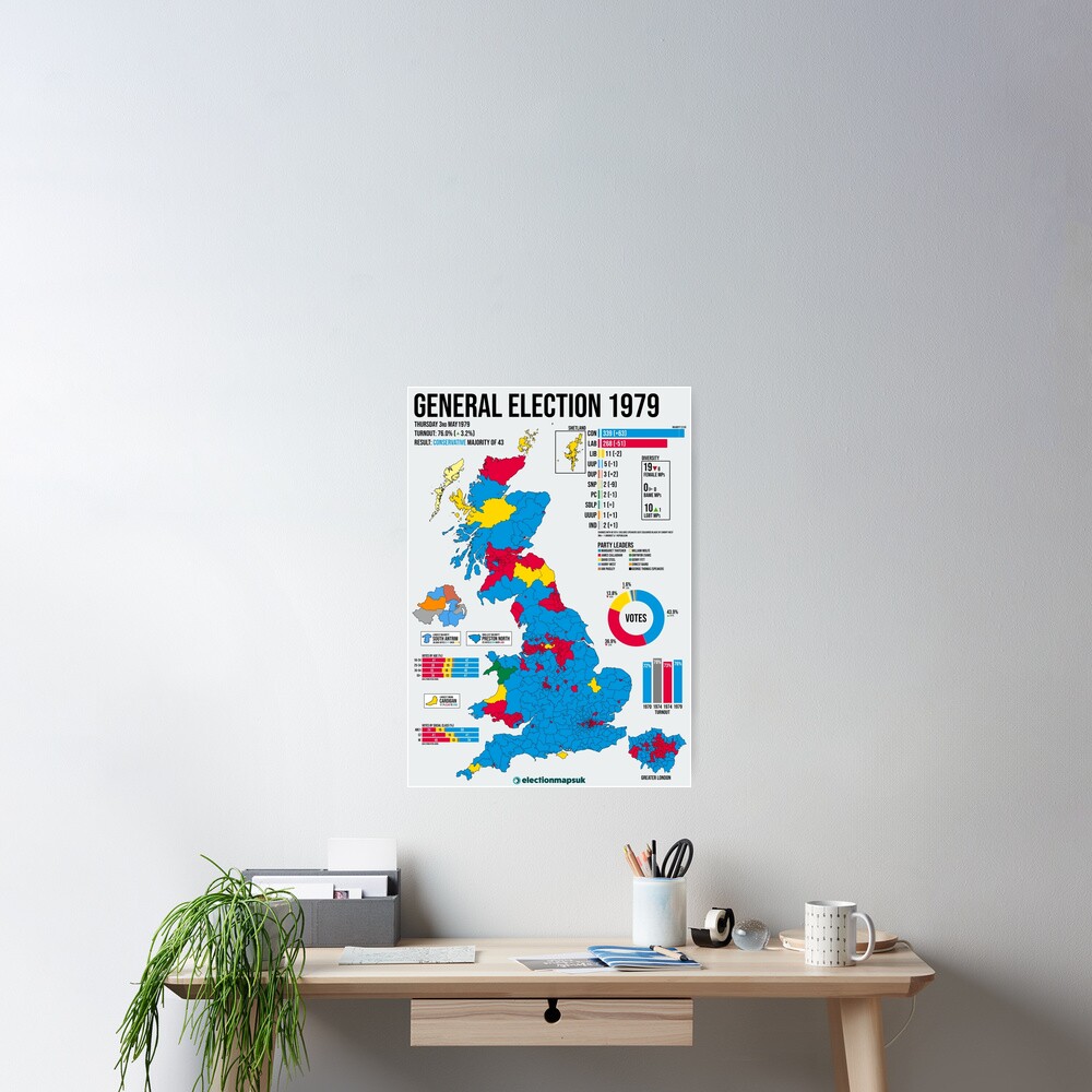 "1979 United Kingdom General Election" Poster for Sale by ...