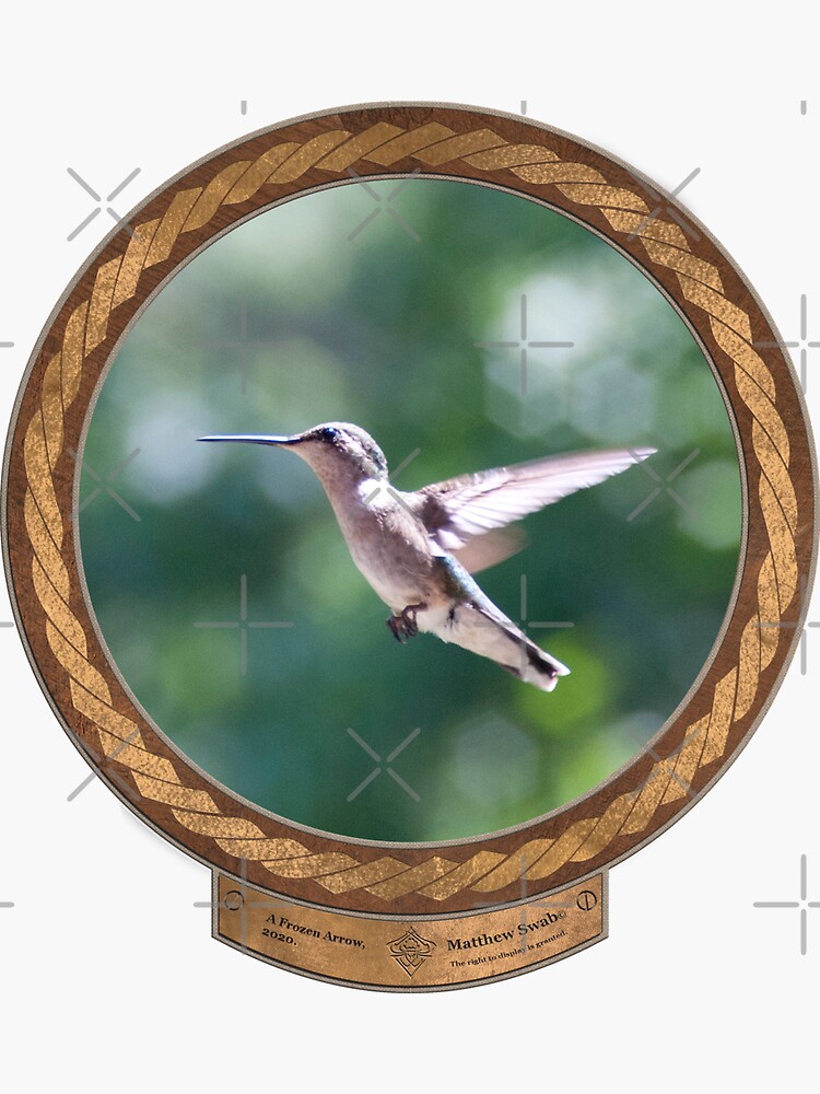 "A Frozen Arrow" Sticker by Swabcraft | Redbubble