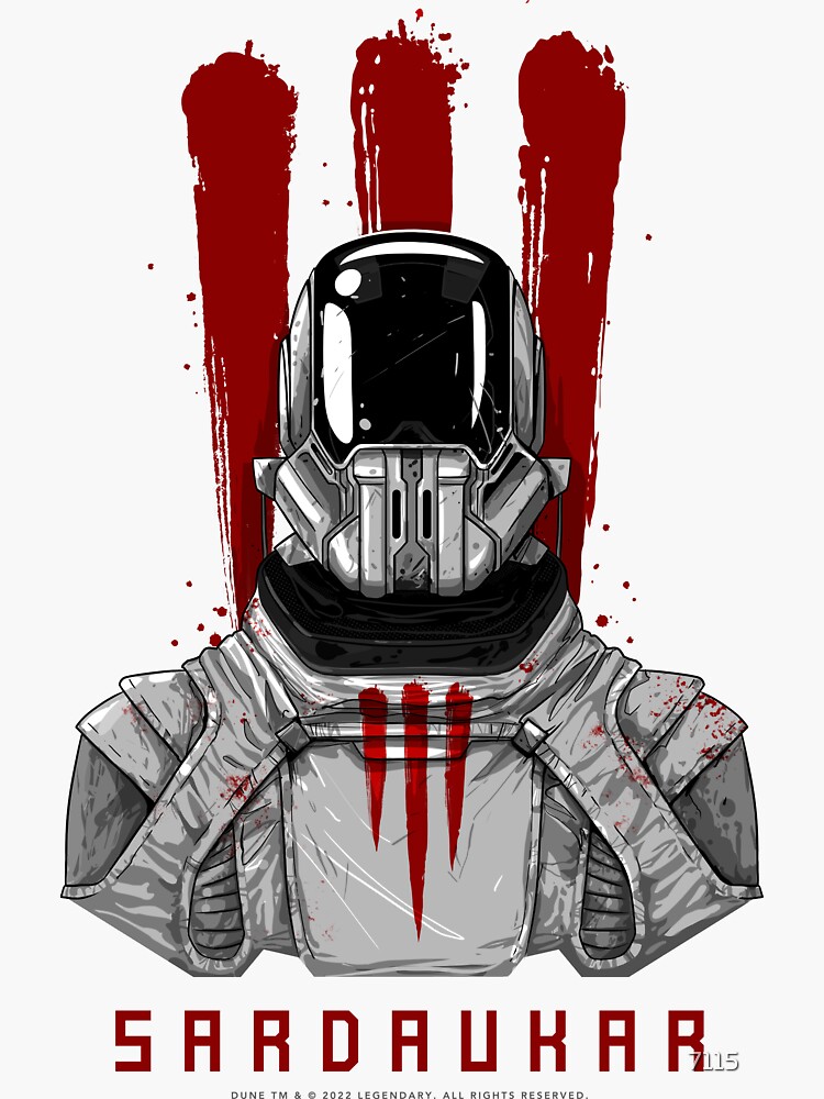 "DUNE / sardaukar - imperial soldier" Sticker for Sale by 7115 | Redbubble
