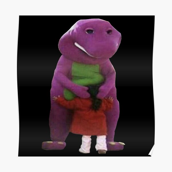 "Barney the Dinosaur top 10 awkward moments" Poster for Sale by ...