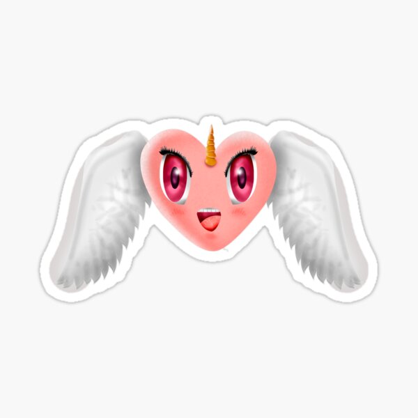 "Anime heart" Sticker for Sale by artgone | Redbubble