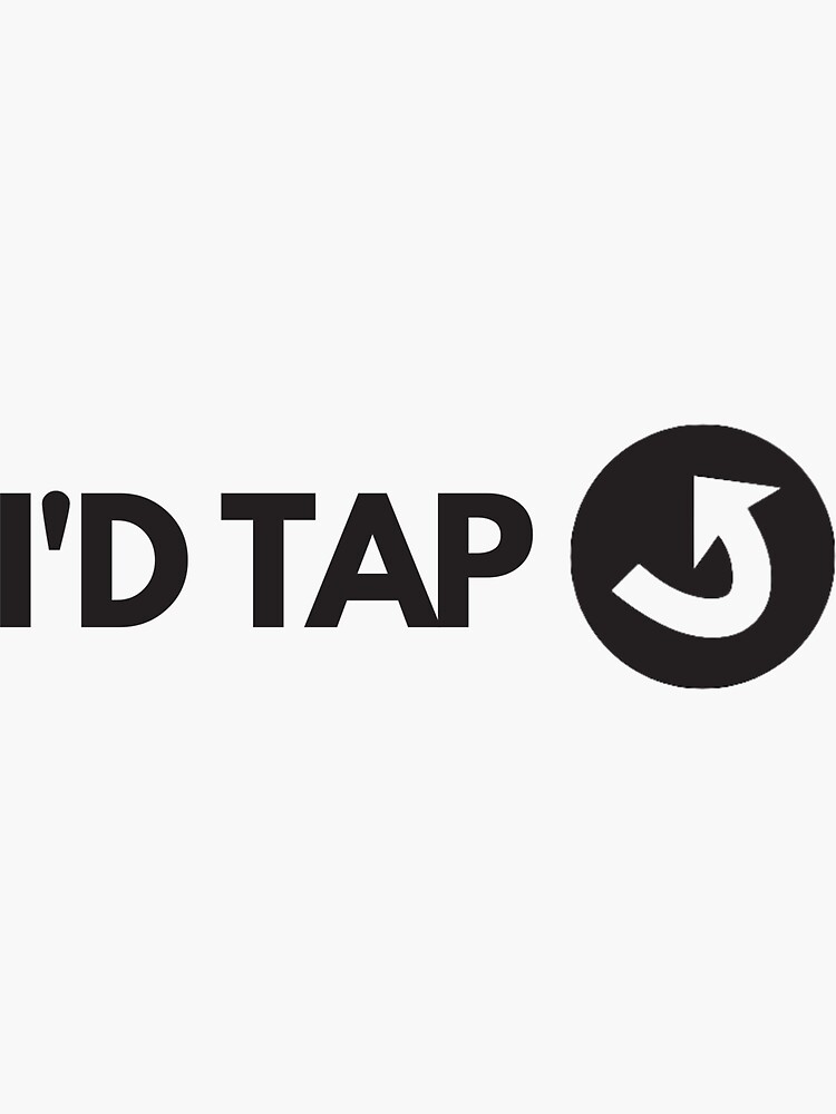 "MTG I'd Tap" Sticker for Sale by PODTycoon | Redbubble