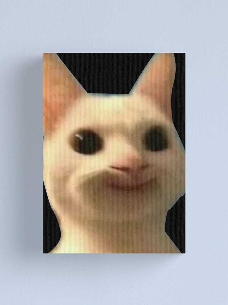 "Smiling cat meme" Canvas Print for Sale by los-memes | Redbubble