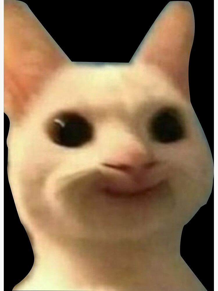 "Smiling cat meme" Poster by los-memes | Redbubble