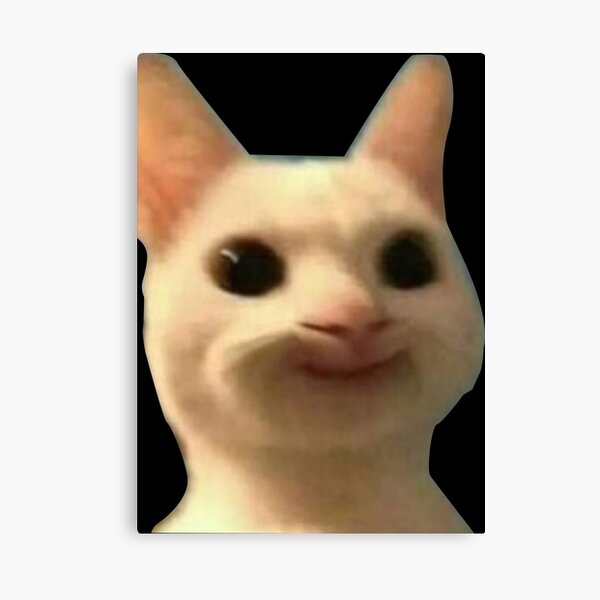 "Smiling cat meme" Canvas Print for Sale by los-memes | Redbubble