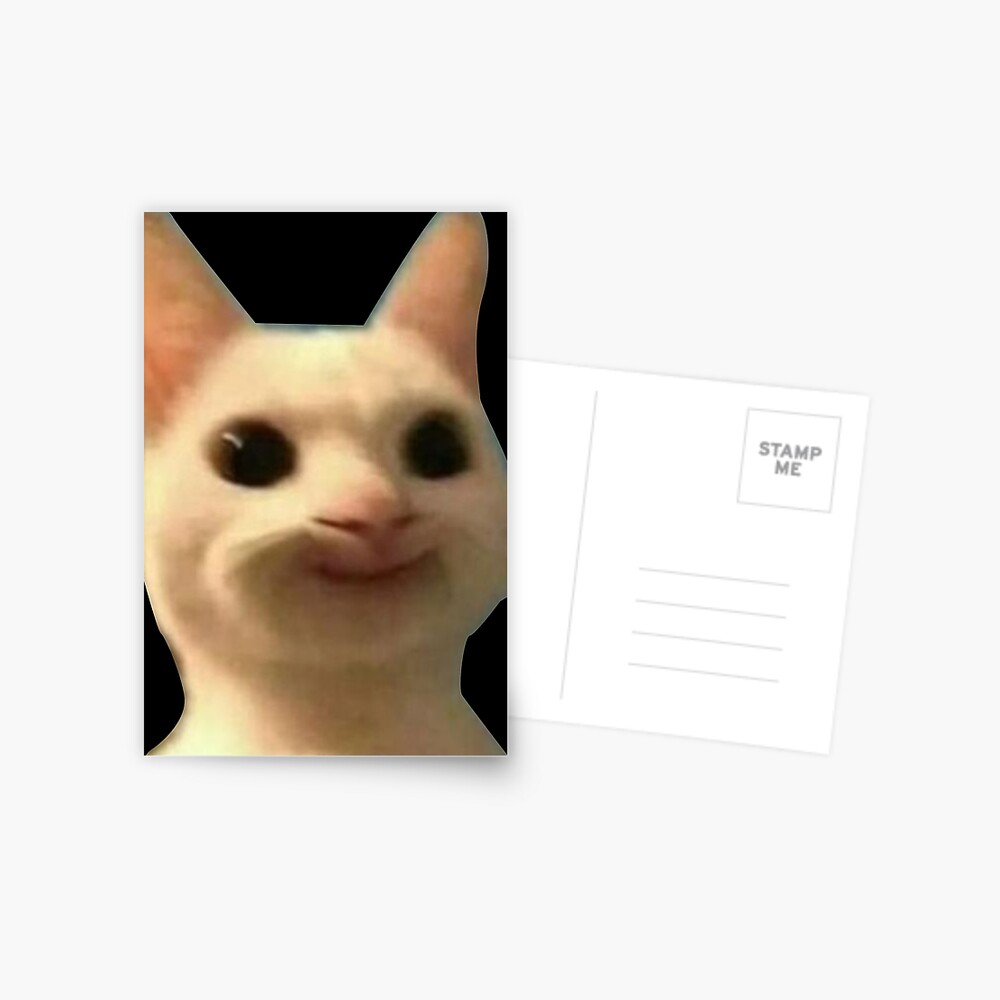 "Smiling cat meme" Postcard for Sale by los-memes | Redbubble