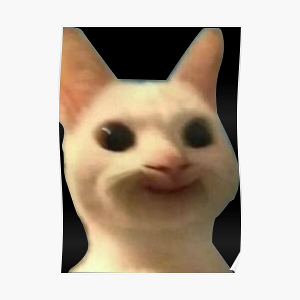 "Smiling cat meme" Poster for Sale by los-memes | Redbubble