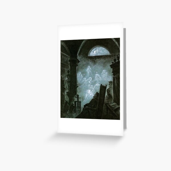 "Fausts Dream, by Carl Gustav Carus" Greeting Card for Sale by ...