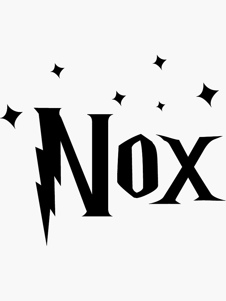"Nox" Sticker for Sale by ArtFromLucy | Redbubble