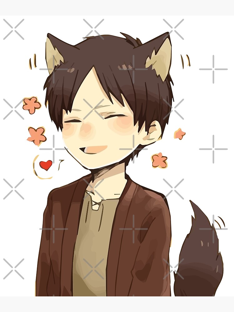 "Cute Eren Yeager Attack On Titans Anime" Poster by Real1One | Redbubble