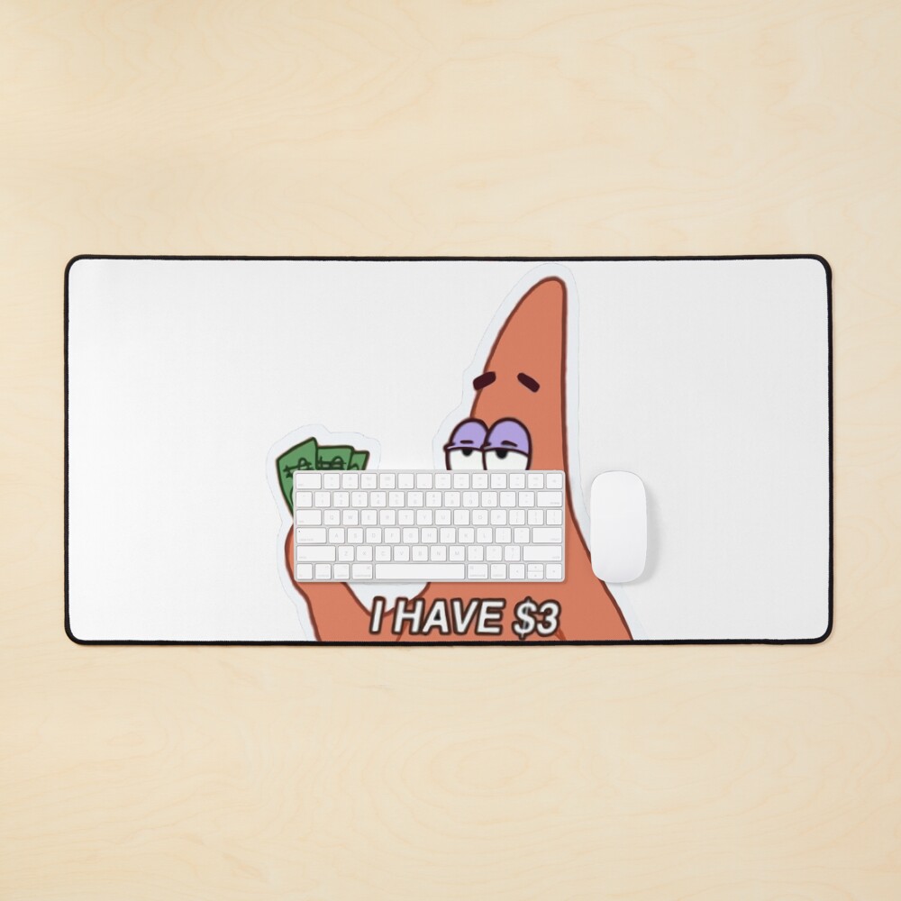 "Patrick I have 3 dollars " Sticker for Sale by TulipsandStars | Redbubble