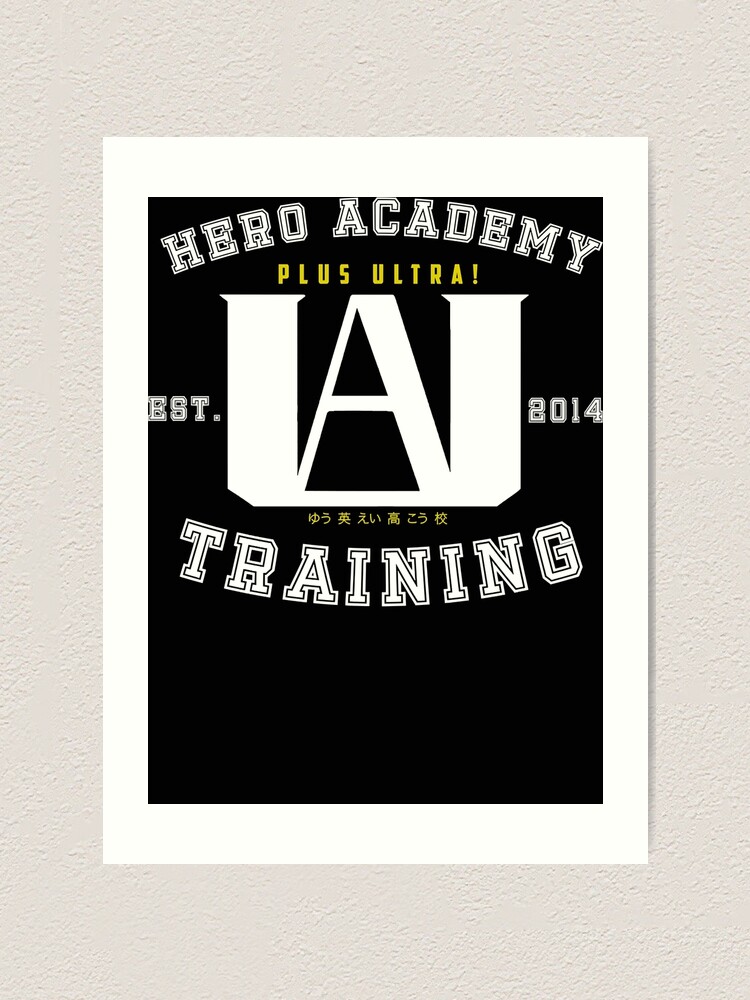 "My Hero Academia University Logo" Art Print for Sale by Cassline ...