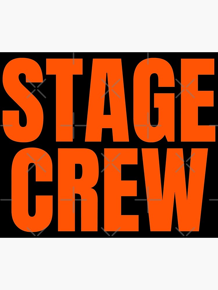 "Event Stage Crew" Poster for Sale by SPIDER55 | Redbubble