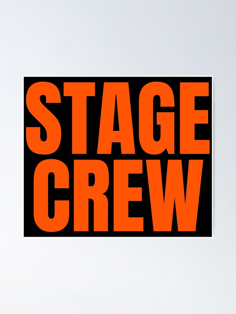 "Event Stage Crew" Poster for Sale by SPIDER55 | Redbubble