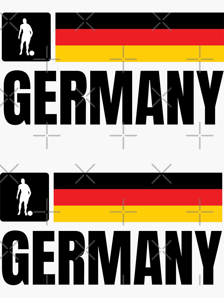"German Football Team Supporter" Sticker for Sale by theredsharp ...