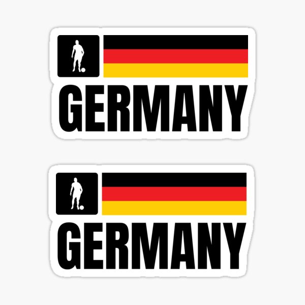 "German Football Team Supporter" Sticker for Sale by theredsharp ...