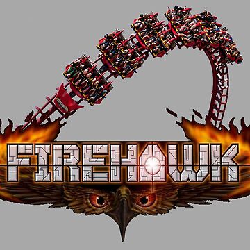 "Kings Island Firehawk (with logo)" iPad Case & Skin for Sale by ...