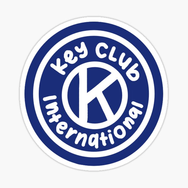 "Kawaii Key Club International Logo" Sticker for Sale by kraftsbykylie ...