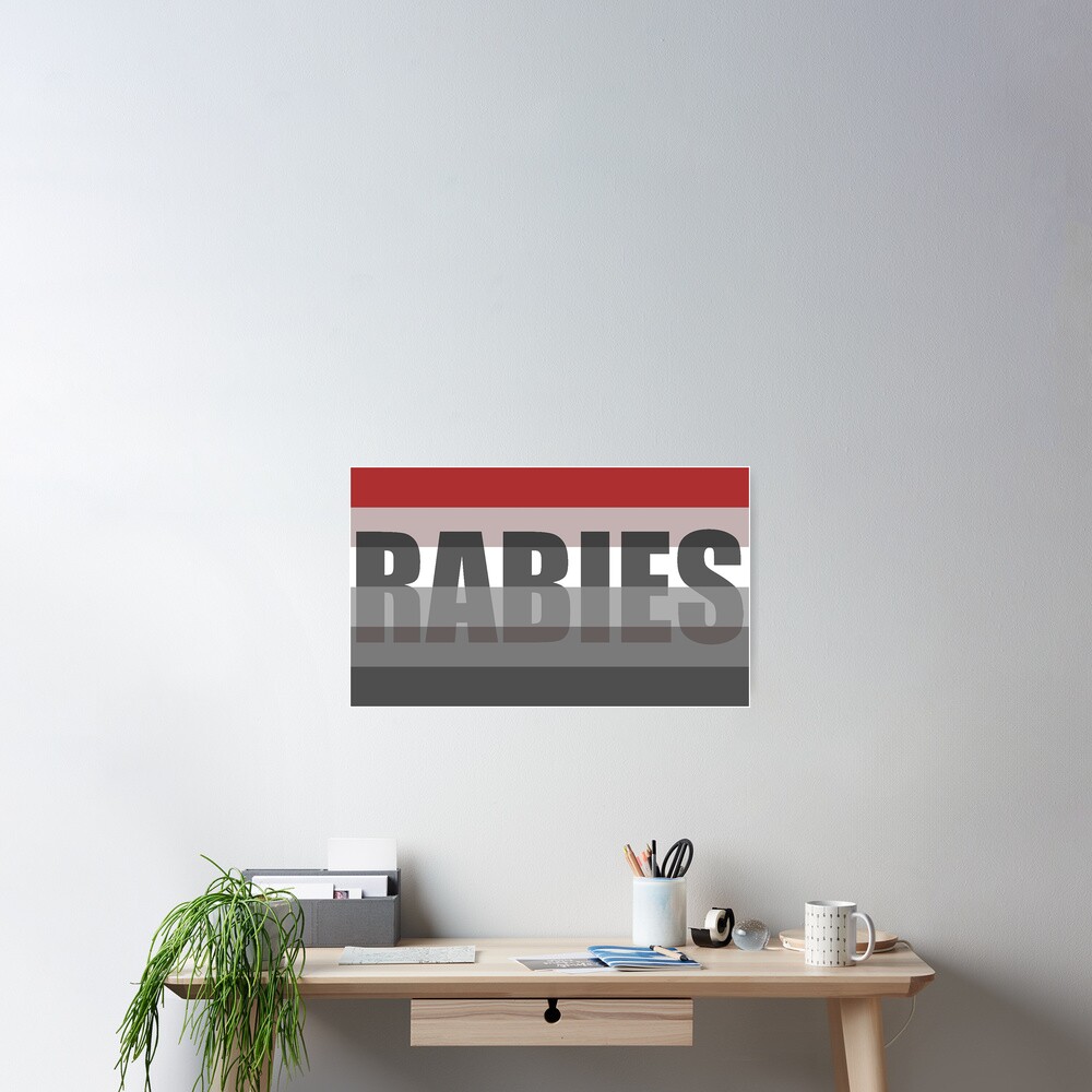 "Rabies Pride" Poster by zubdub | Redbubble