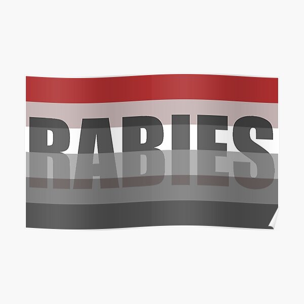 "Rabies Pride" Poster by zubdub | Redbubble