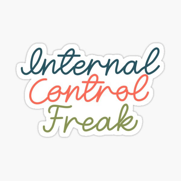 "Internal Control Freak" Sticker for Sale by accountingann | Redbubble