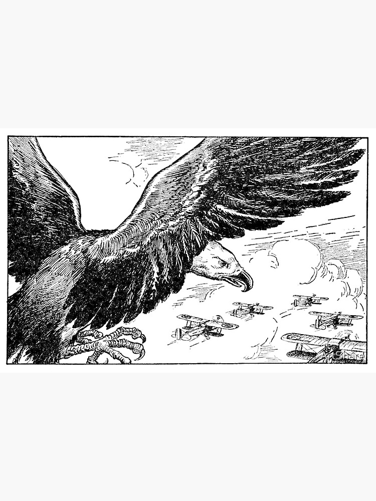 "Bird Strike Illustration" Sticker for Sale by ArtShare | Redbubble