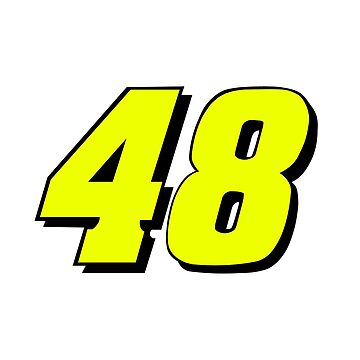 "#48 Jimmy Johnson racing" Sticker for Sale by AnimalCreations | Redbubble