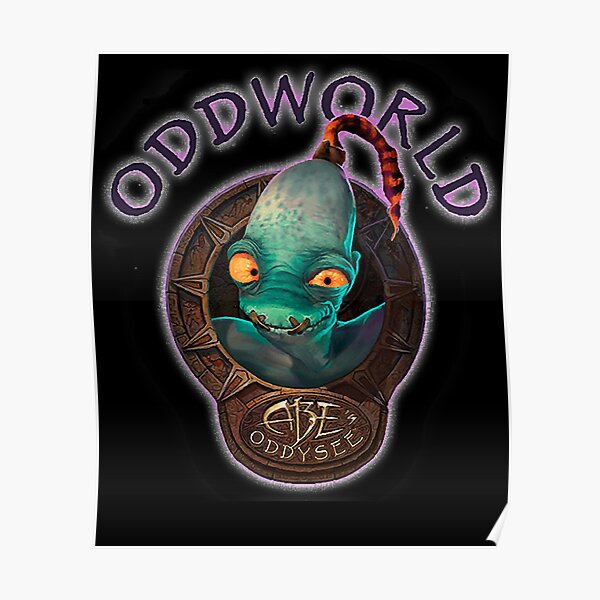 "Abe's Oddworld Classic" Poster for Sale by DeborahCorbett | Redbubble
