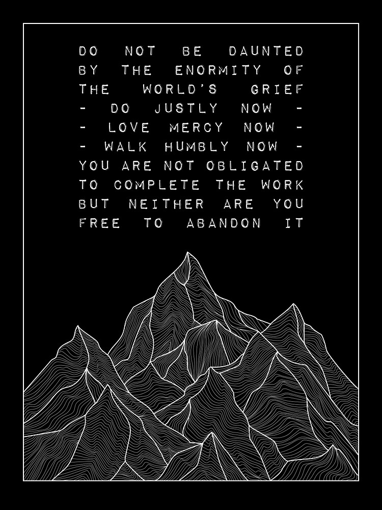 "Do Not Be Daunted" Poster for Sale by kitfurneaux | Redbubble