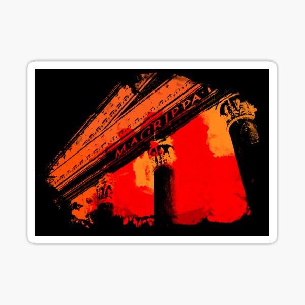 "Rome - The pantheon" Sticker by ErianAndre | Redbubble