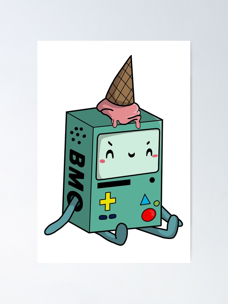 "BMO Ice Cream" Poster by megberg16 | Redbubble