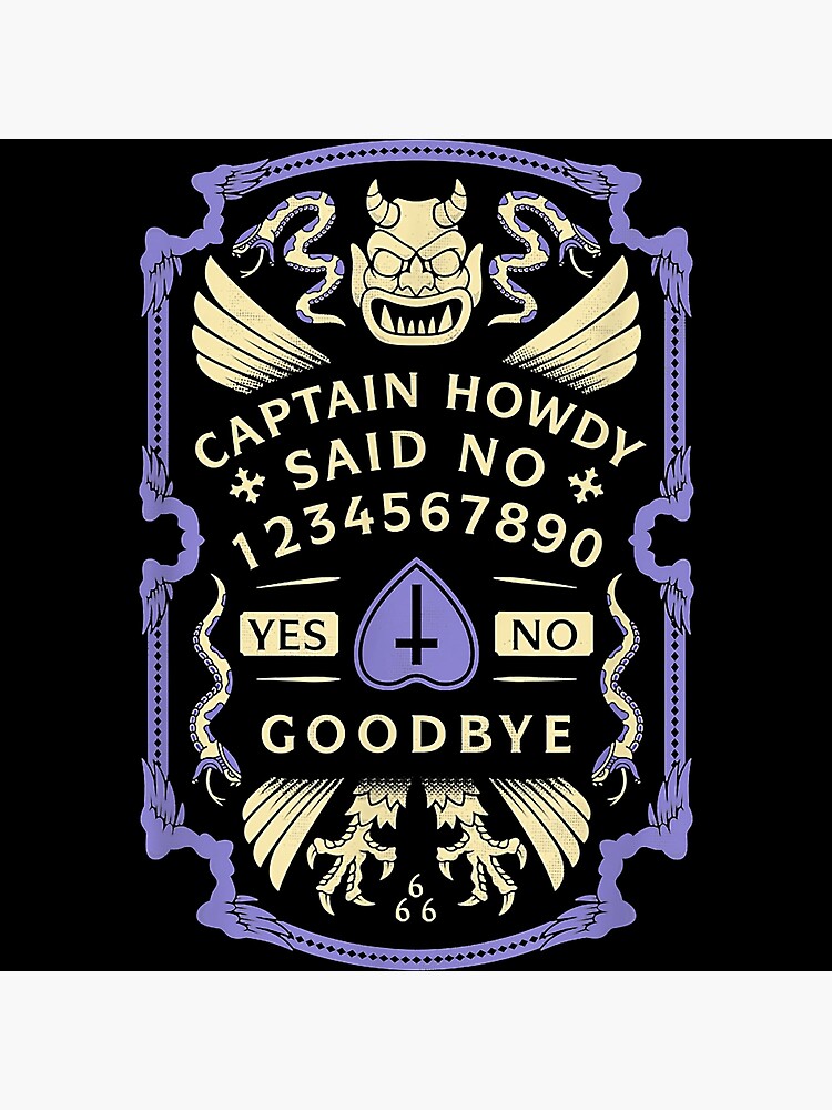 "Captain Howdy - Exorcist Spirt Board - Pazuzu - Occult" Art Print for ...